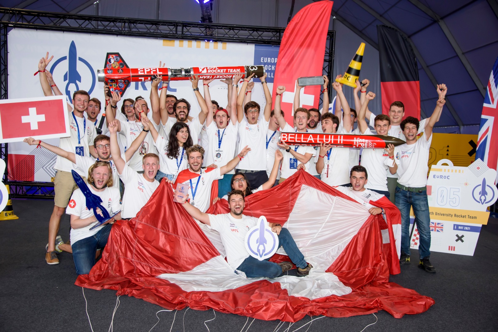 EPFL Rocket Team wins EuRoC 2021 - Portuguese Space Agency